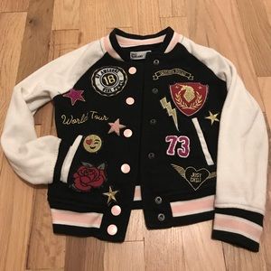 Epic Threads | Jackets & Coats | Little Girls Varsity Jacket With ...